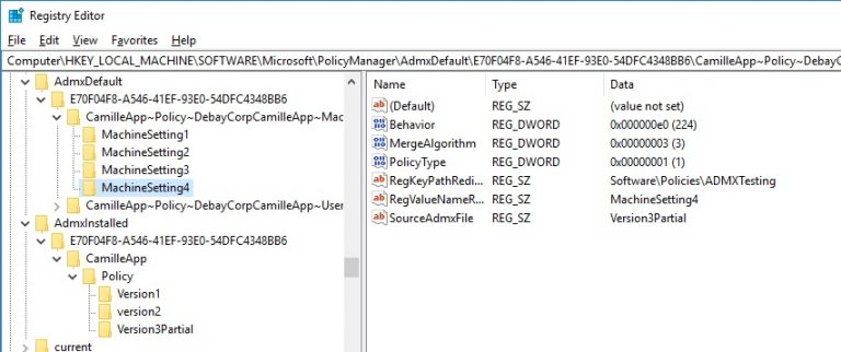 Deep Dive – ADMX Ingestion on Windows 10 – My Blog