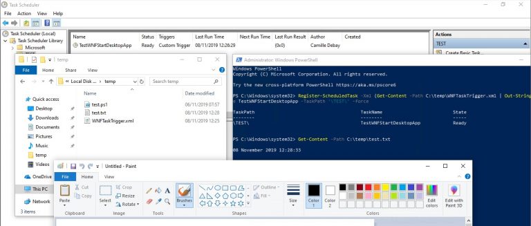WNF and Task Scheduler – My Blog